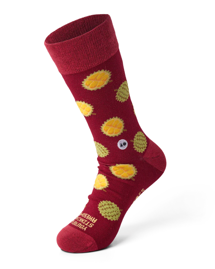 Talking Toes Awesome Durian Crew Sock – The Green Collective SG