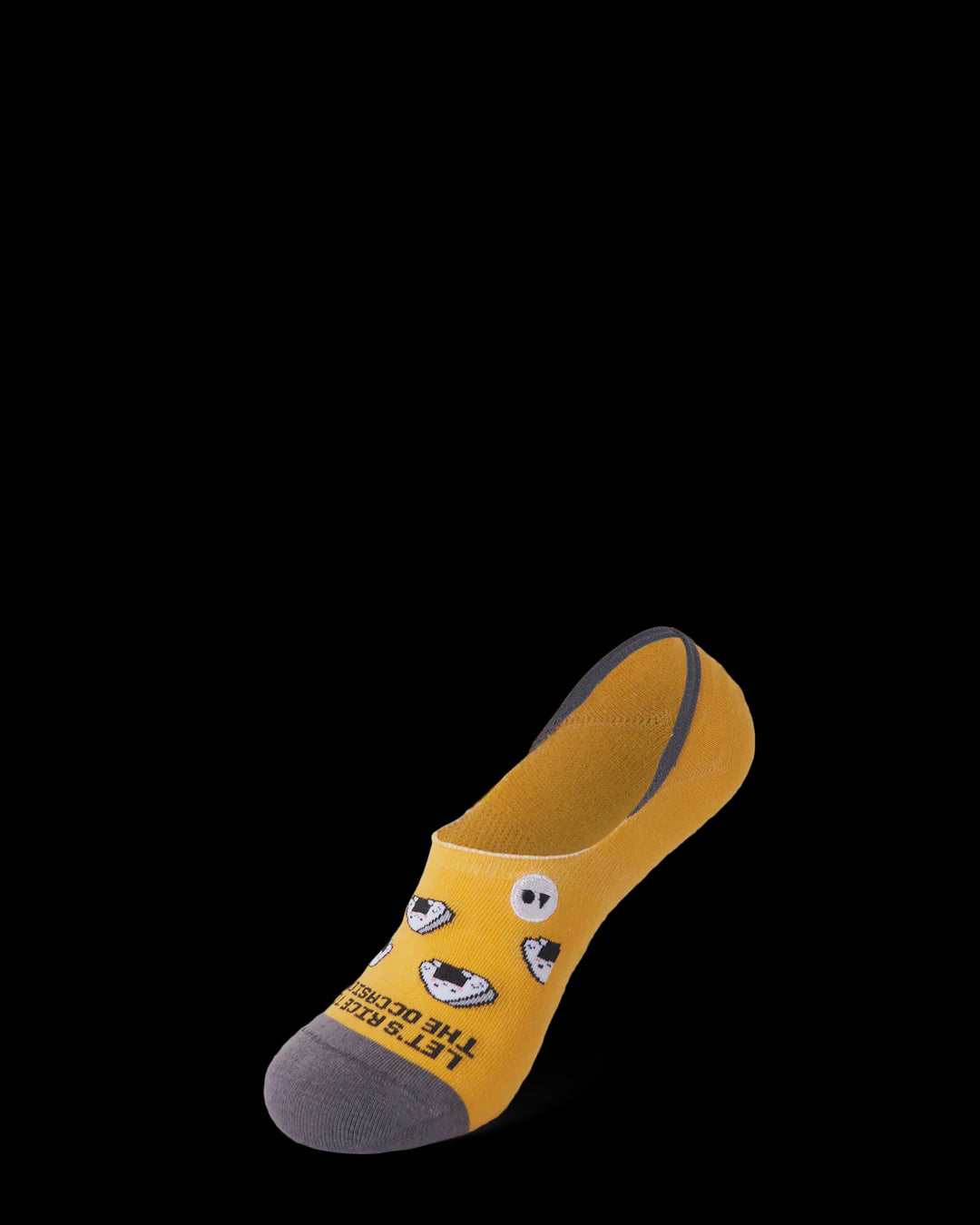 Talking Toes Rise of Onigiri No-Show Sock