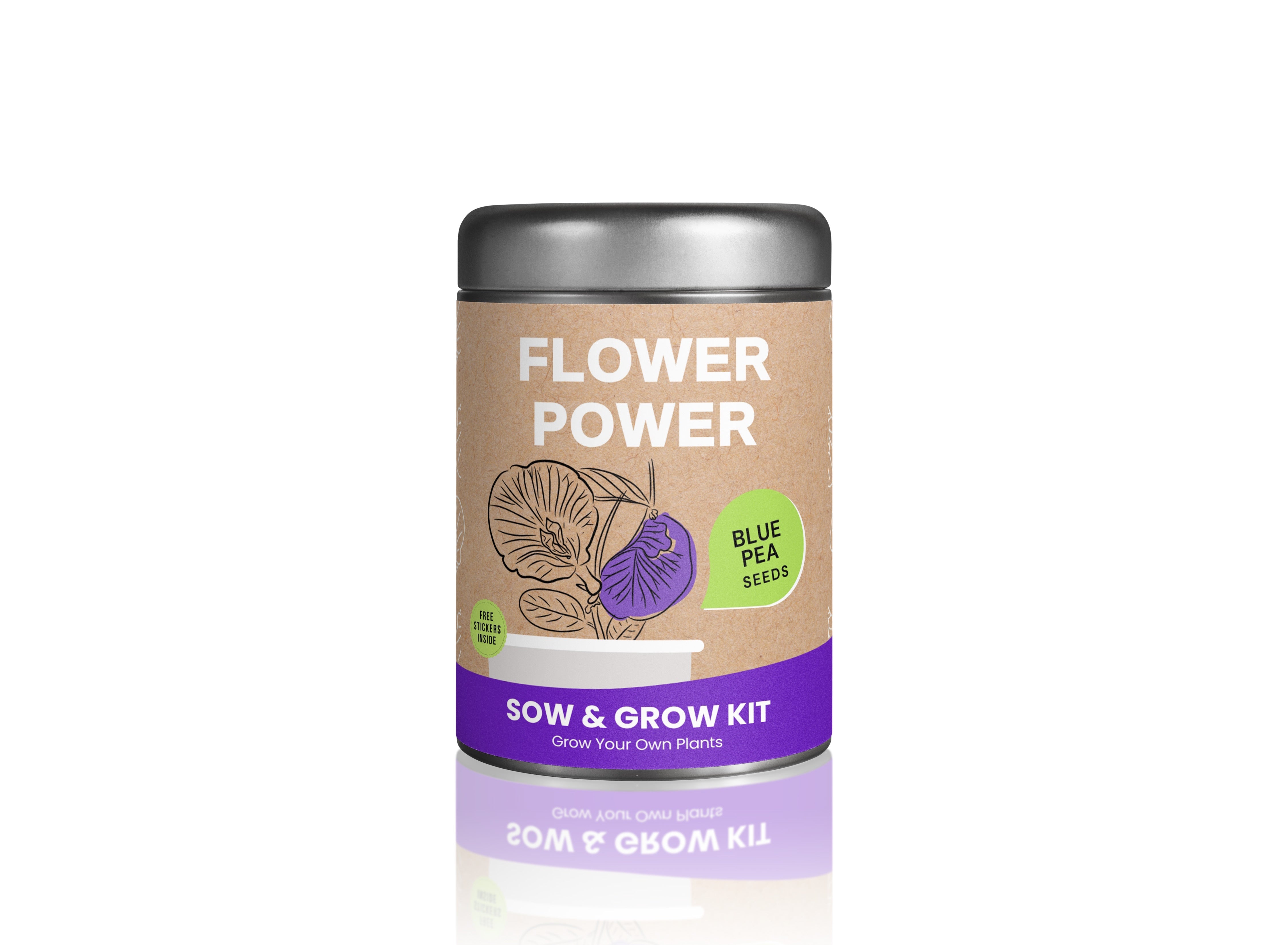Purple & Pure Sow & Grow Starter Kit (Mini) - Grow your own herbs at h