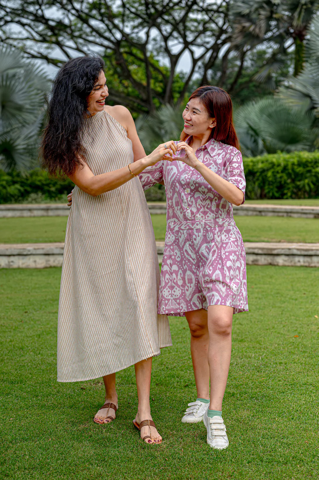 Samar Women's Halter Dress in Muslin Cotton