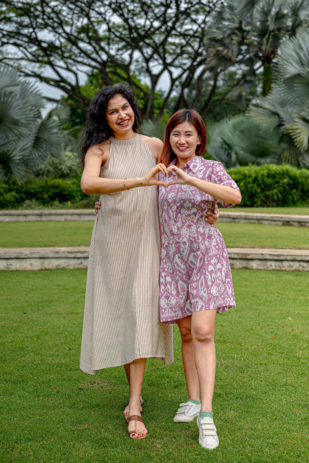 Samar Women's Halter Dress in Muslin Cotton