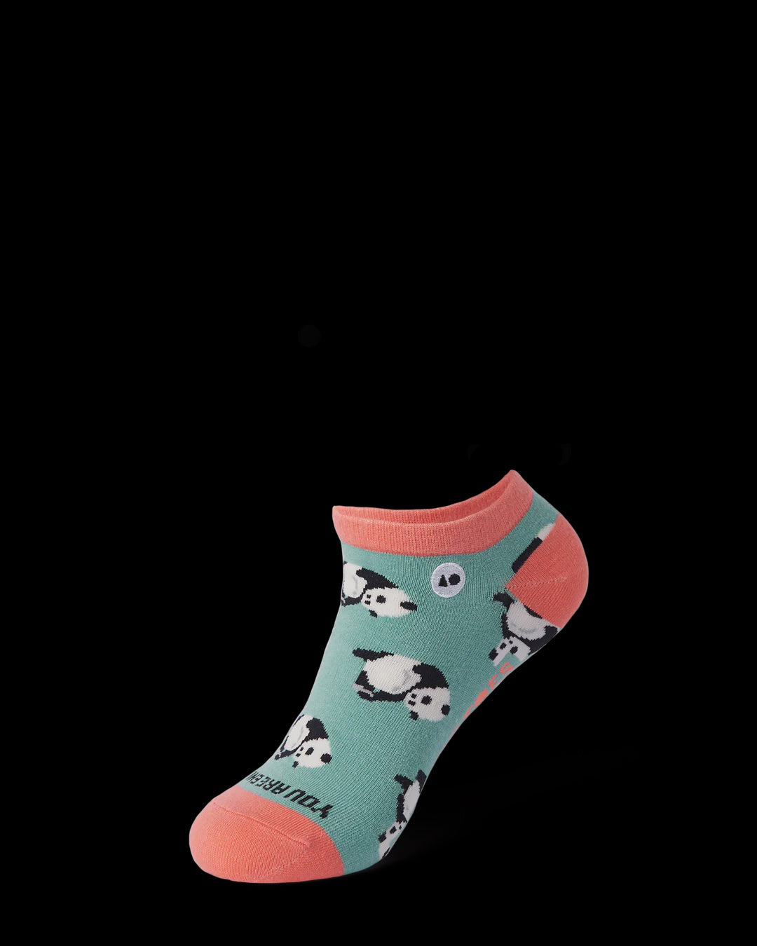 Talking Toes Positive Panda (You are enough) Ankle Sock