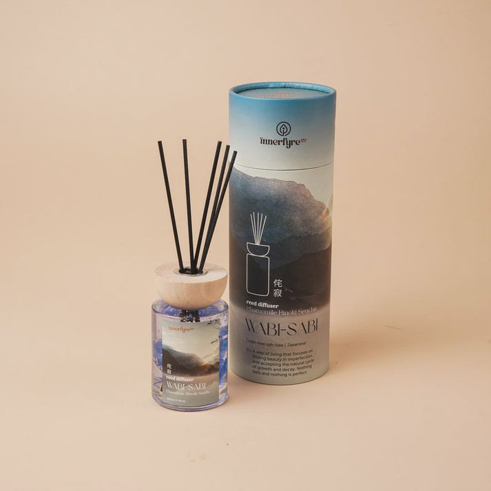 Wabi-Sabi Reed Diffuser: Chamomile + Hinoki + Sencha – The Green ...